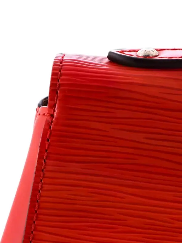 LOUIS VUITTON Cluny Top Handle Bag Epi Leather Mm Satchel - Red