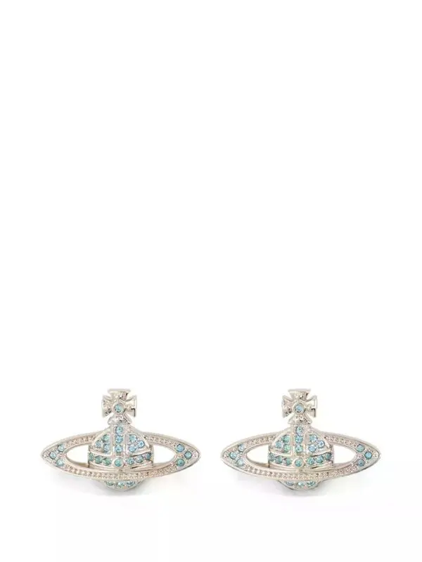 VIVIENNE WESTWOOD Mini Relief Orb Earrings - Silver