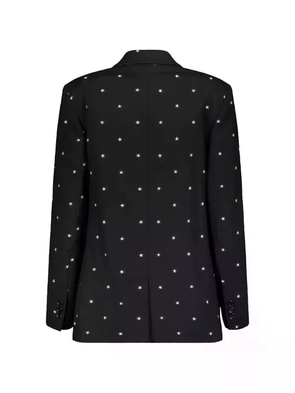 Red Valentino Star-print Double-breasted Blazer