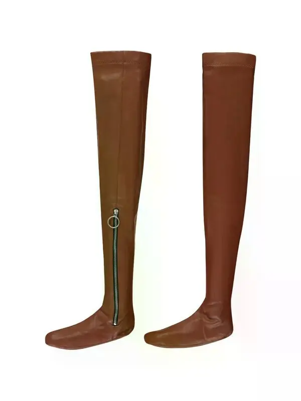 Cédric Charlier Zip-fastening Over-the-knee Socks