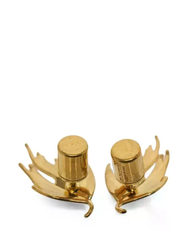 JIL SANDER Wing-detail Earrings - Gold
