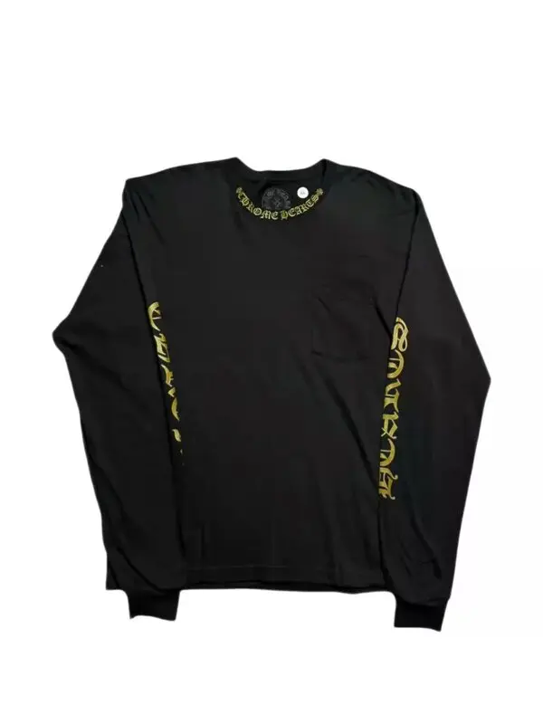 Chrome Hearts Logo-print Long-sleeve Top - Black
