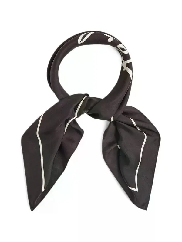 Karl Lagerfeld K/essential Apres Ski Scarf - Black
