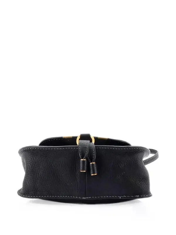 Chloé Marcie Satchel Leather Baby Crossbody Bag - Black