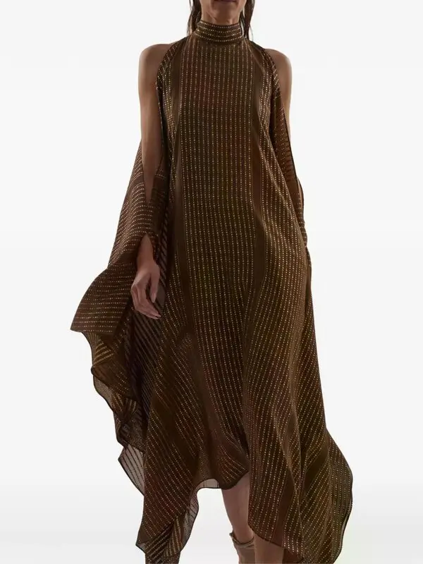 TALLER MARMO Agadez Striped Kaftan Dress