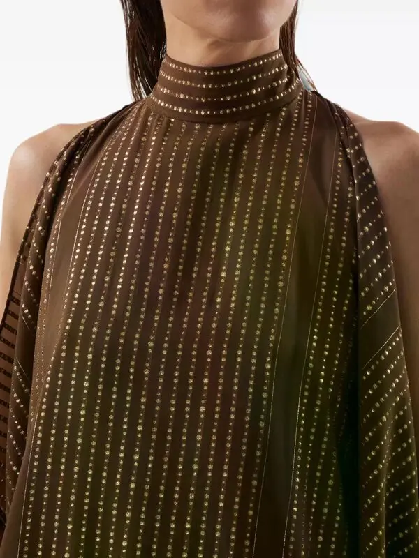 TALLER MARMO Agadez Striped Kaftan Dress