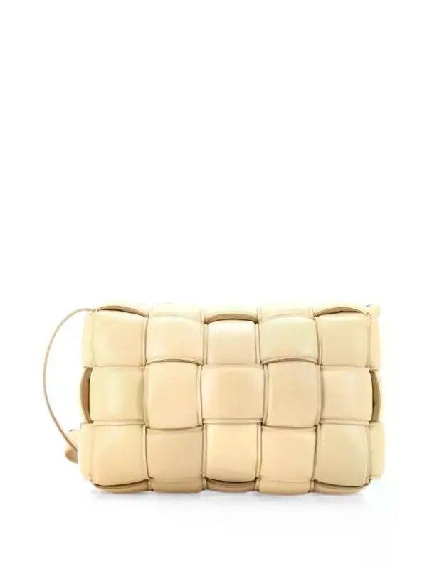 Bottega Veneta Cassette Padded Maxi Leather Crossbody Bag - Neutrals