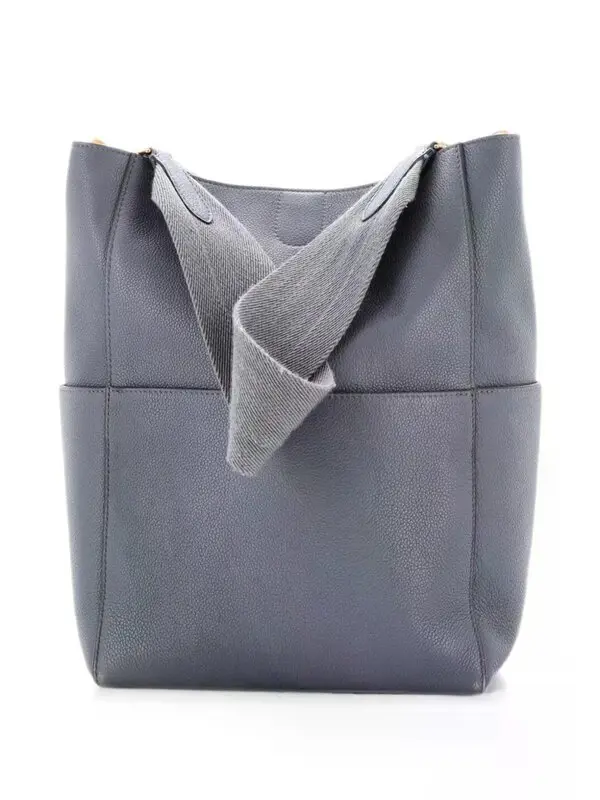 Celine Sangle Seau Calfskin Shoulder Bag - Grey
