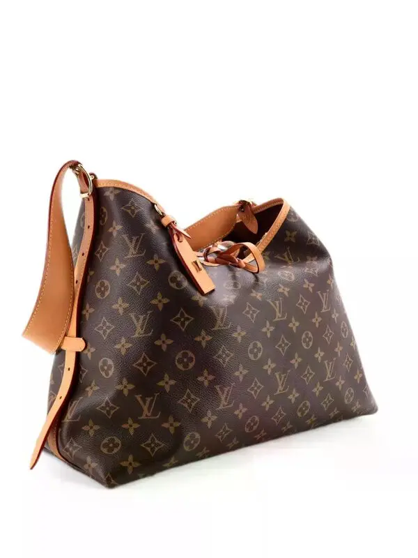 LOUIS VUITTON Monogram Canvas Mm Carryall Hobo Bag