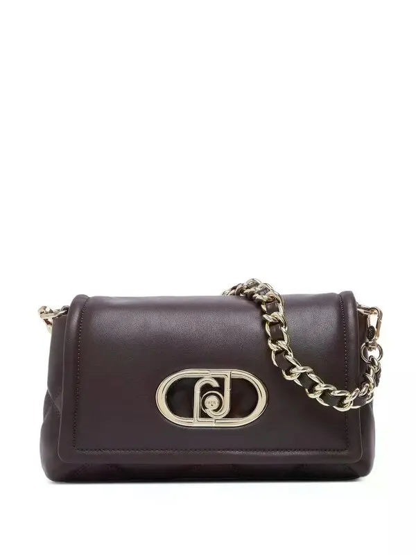Liu Jo Medium Lapuffy Quilted Shoulder Bag With Chain Strap - Brown