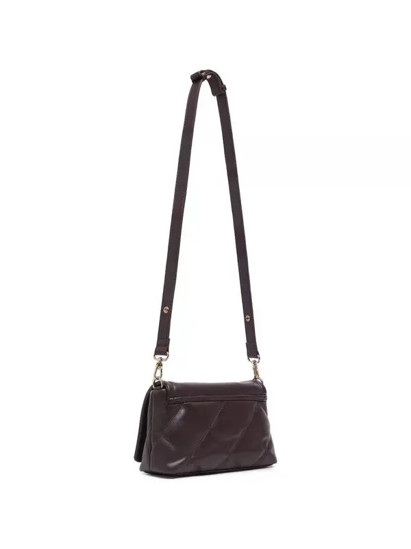 Liu Jo Medium Lapuffy Quilted Shoulder Bag With Chain Strap - Brown