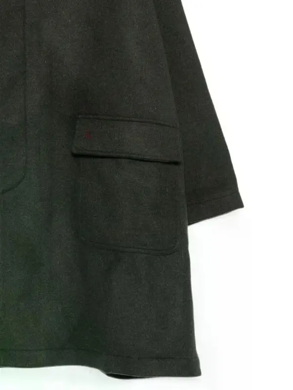 RANRA Raglan-sleeve Flap-pocket Coat