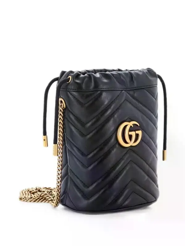 Gucci Gg Marmont Matelassé Leather Mini Bucket Bag