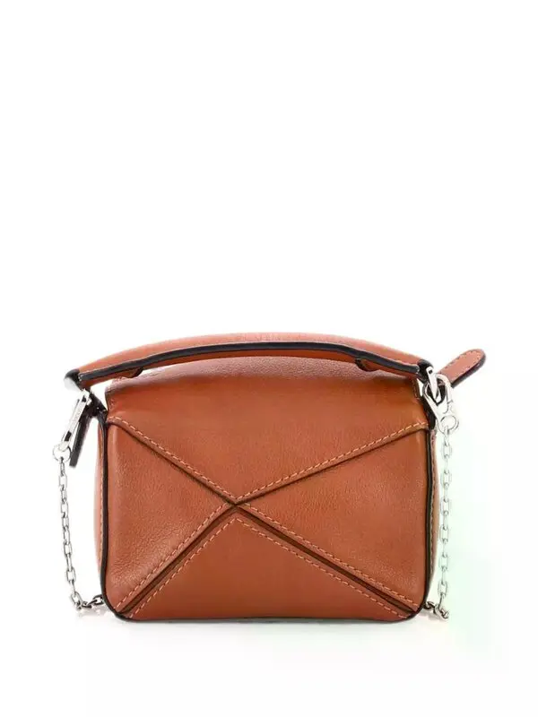 Loewe Puzzle Bag Leather Nano Crossbody Bag