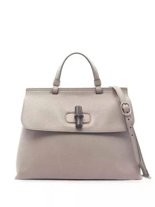 Gucci 2000s Bamboo Daily Tote Bag - Neutrals