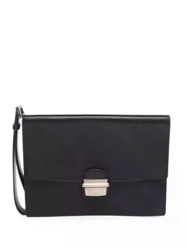 Cartier 2000s Pasha Clutch Bag - Black
