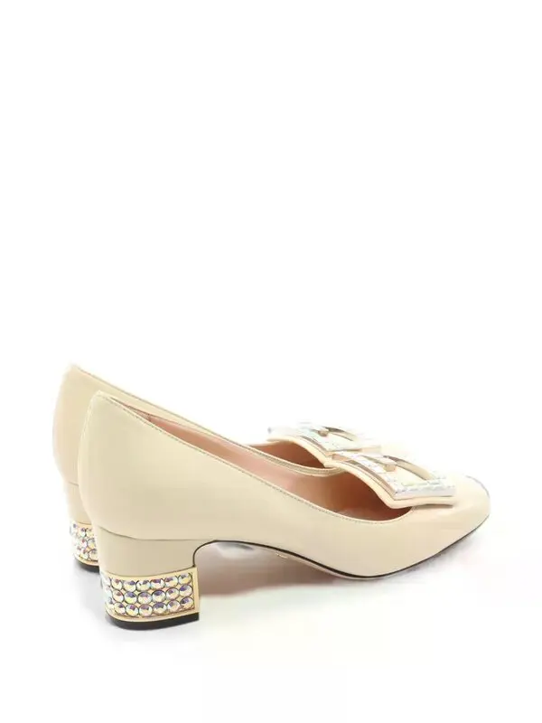 Gucci 2020s G Logo Rhinestone Pumps