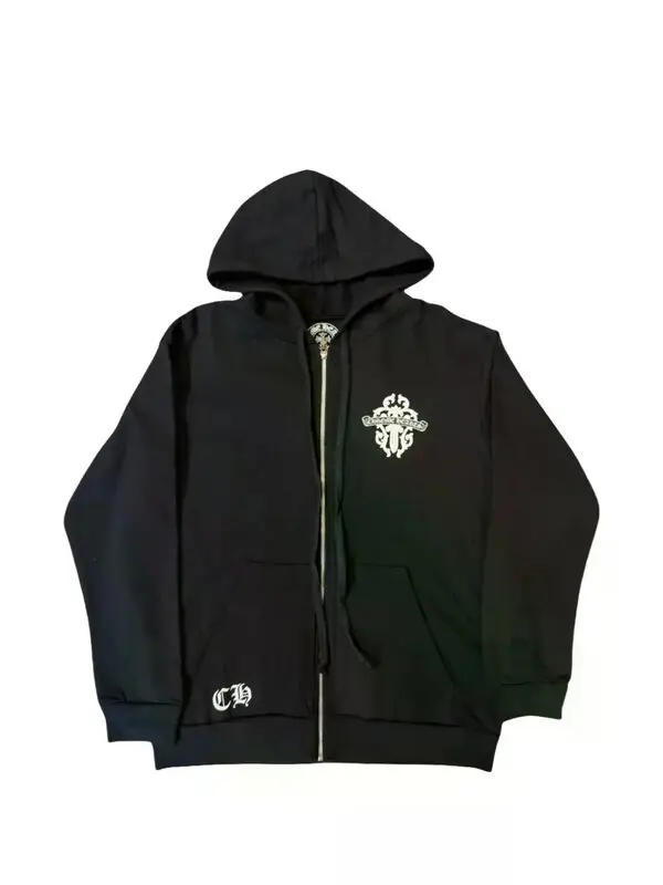 Chrome Hearts Dagger Zip-up Hoodie - Black