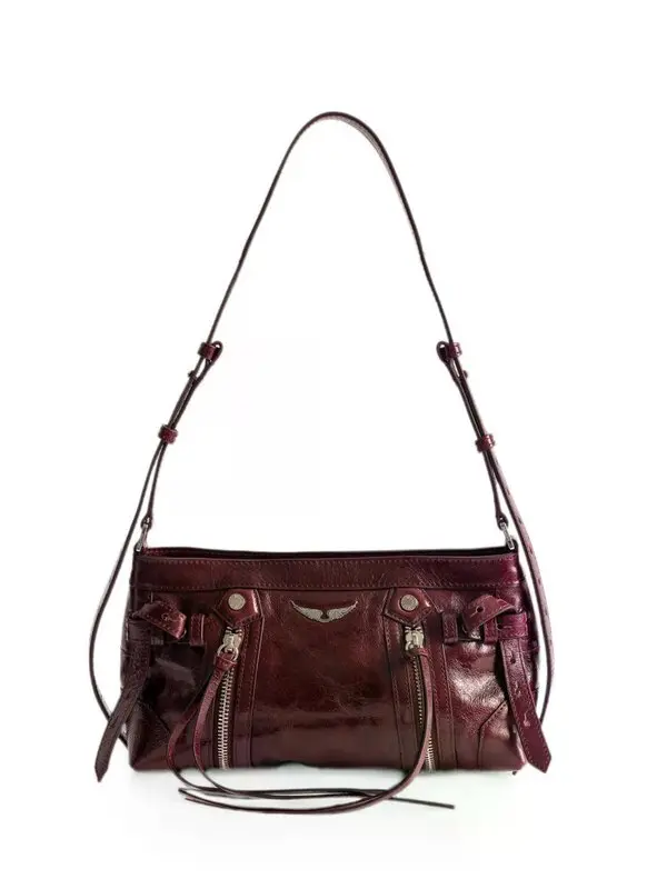 Zadig&Voltaire Madison Mini Vintage Patent Bag - Purple