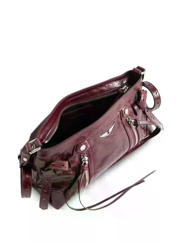 Zadig&Voltaire Madison Mini Vintage Patent Bag - Purple
