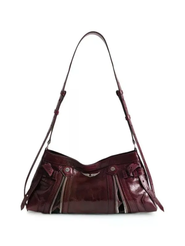 Zadig&Voltaire Madison Mini Vintage Patent Bag - Purple