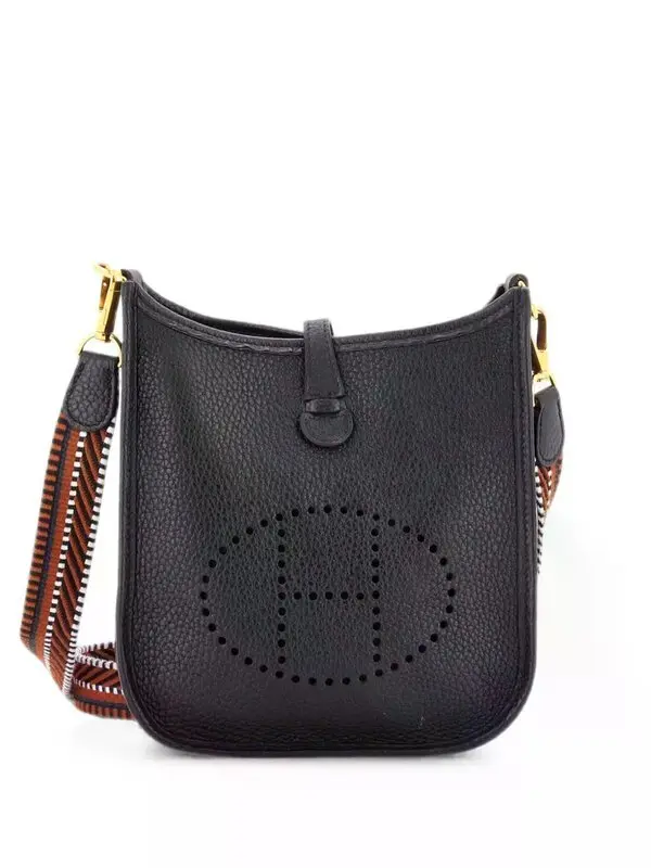 Hermès Evelyne Bag Gen Iii Clemence Tpm Crossbody Bag - Black