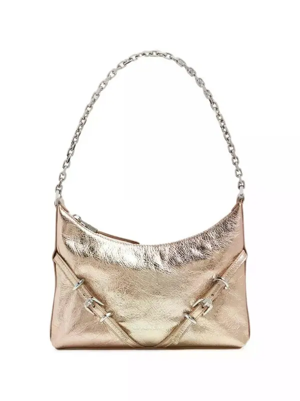 Givenchy Voyou Buckle-detail Shoulder Bag - Gold