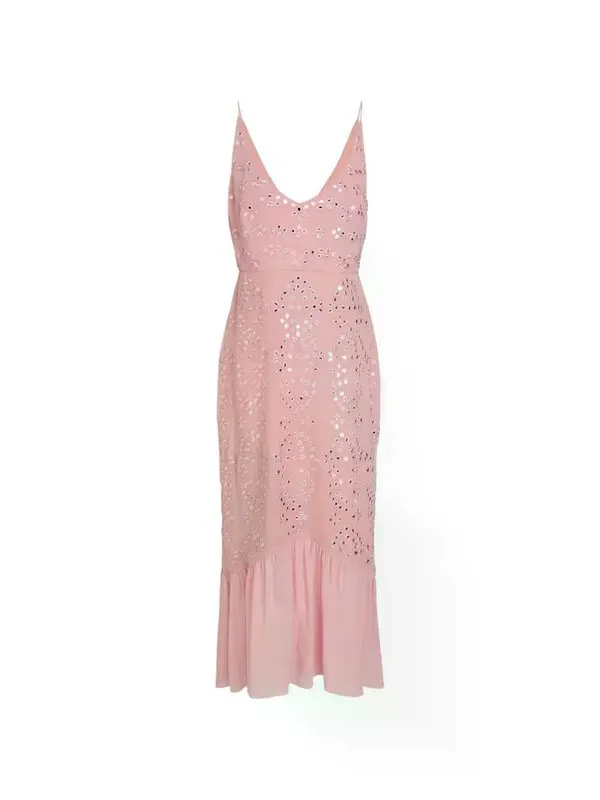 Saloni Aidan Dress - Pink