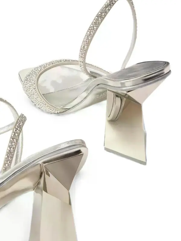 Valentino Garavani Crystal-embellished Rockstud-heel Sandals