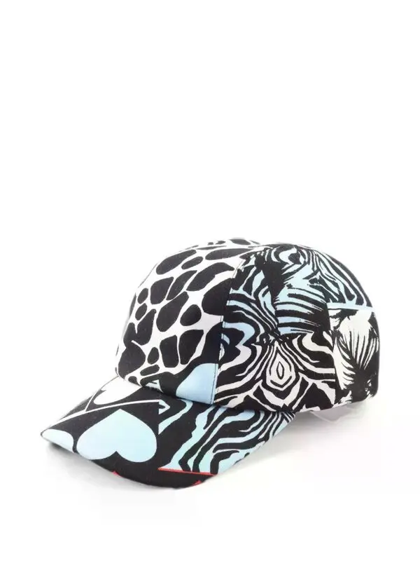 Hermès 2010s Davis Jungle Love Cap - Black