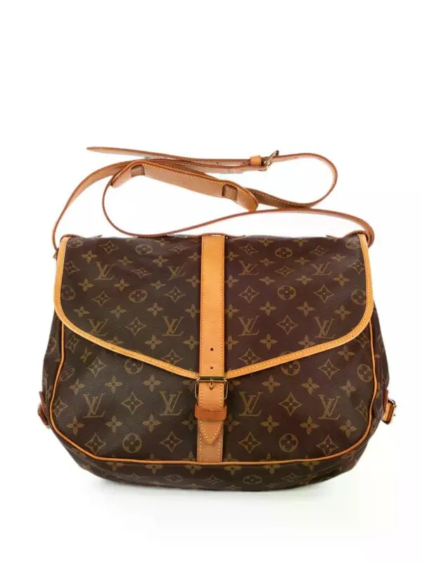 LOUIS VUITTON Gm Saumur Shoulder Bag - Brown