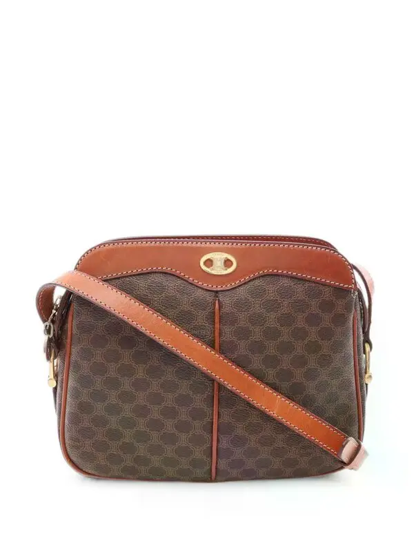 Celine Macadam Cross Body Bag - Brown