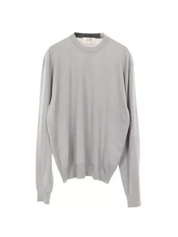 Hermès Crew Neck Long Sleeve Sweater - Grey