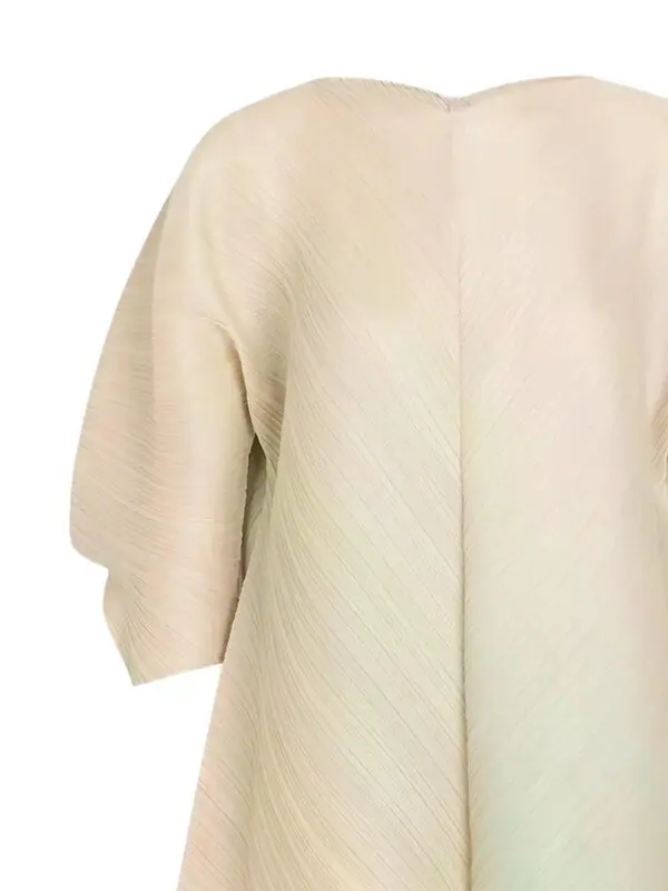 Issey Miyake Pleated Cocoon Midi Dress