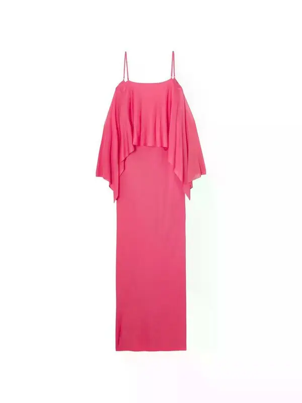 TOM FORD Off-shoulder Ruffled Gown - Pink
