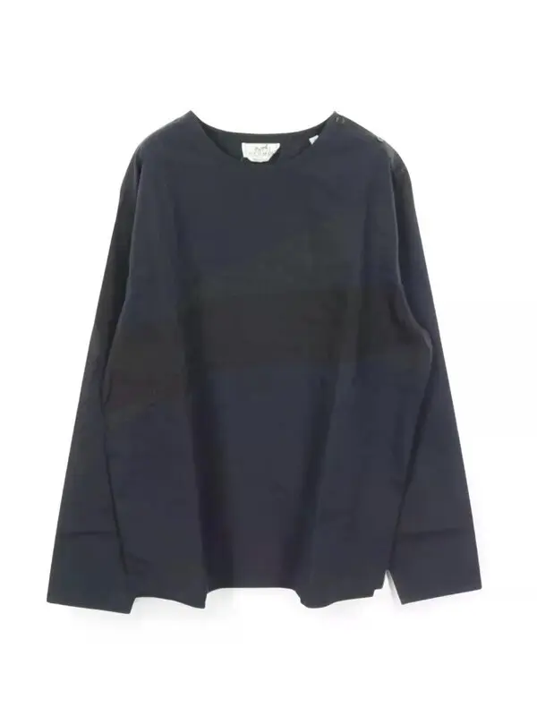 Hermès 2000s Colour-block Sweater - Blue