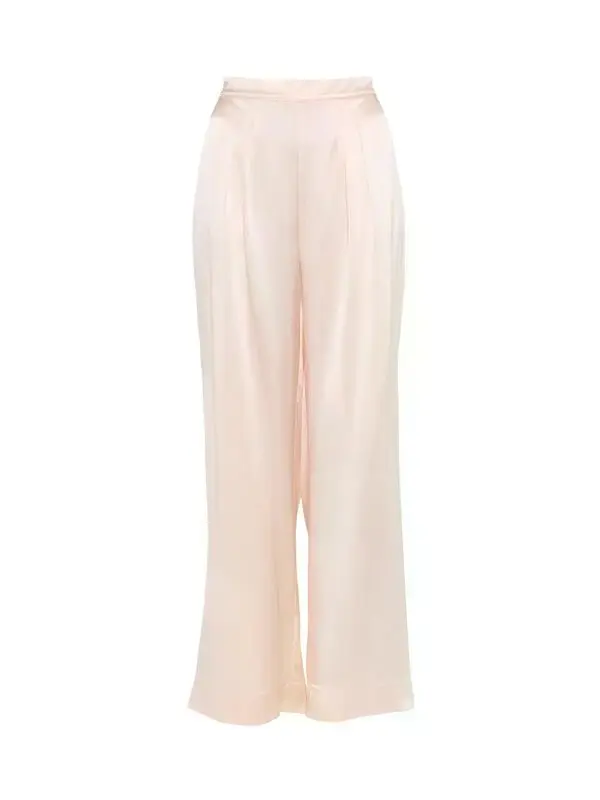 ERES Event Pleated Silk Trousers - Pink