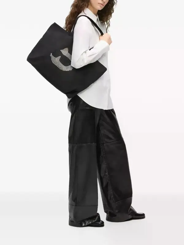 Karl Lagerfeld Ikon Choupette Rhinestone Shopper Bag