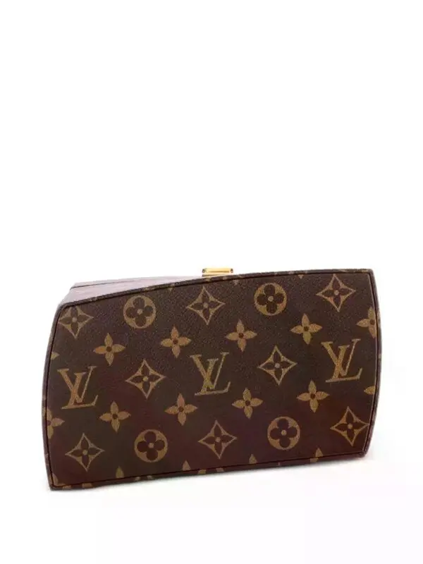 LOUIS VUITTON Twisted Box Bag Monogram Canvas Satchel