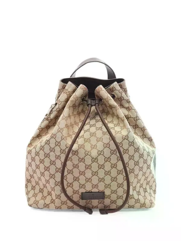 Gucci 2010s Gg Canvas Backpack - Neutrals