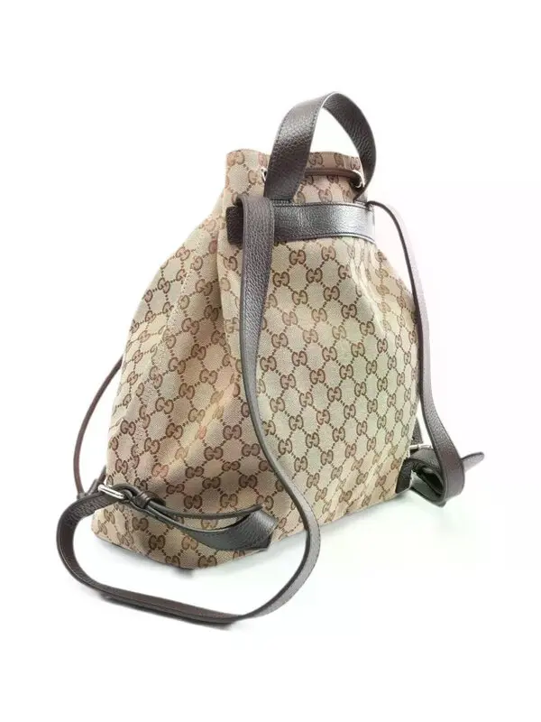 Gucci 2010s Gg Canvas Backpack