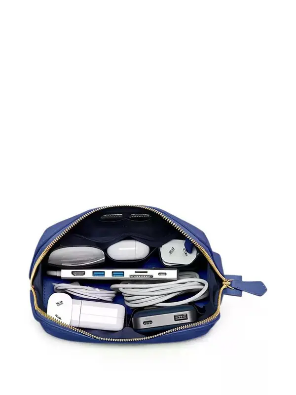 MAISON DE SABRE The Tech Pouch Pebbled Leather Gadget