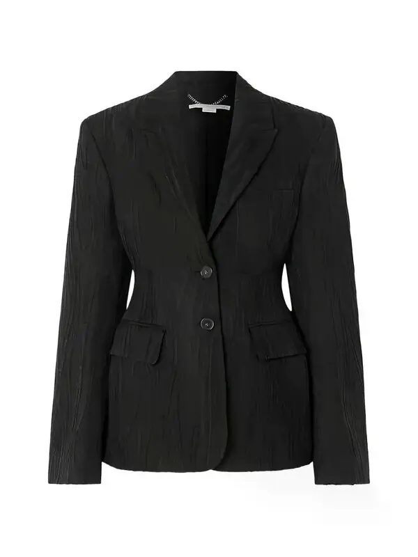 Stella McCartney Textured Single-breasted Blazer