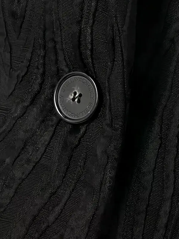 Stella McCartney Textured Single-breasted Blazer