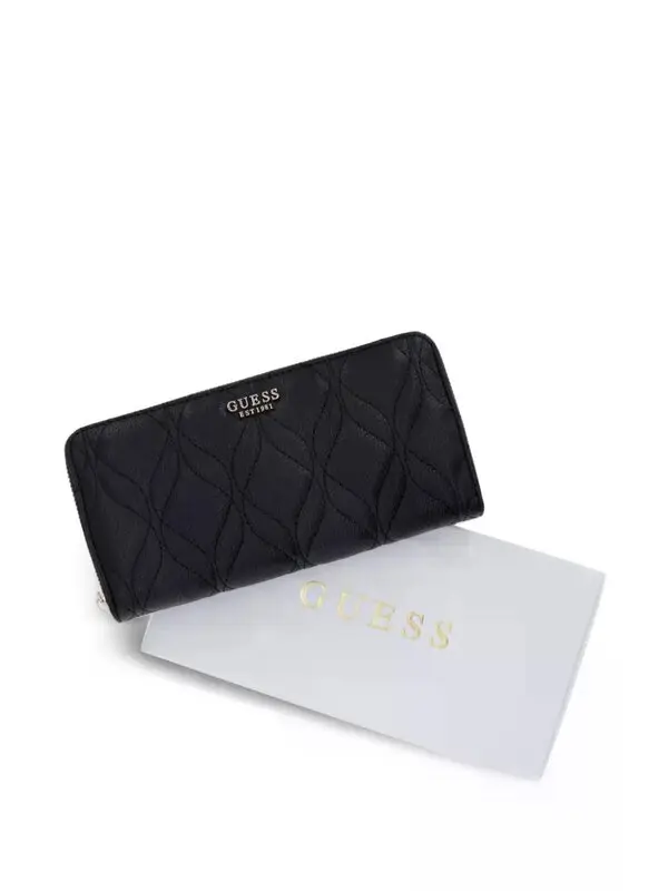 Guess Quilted Logo-detail Wallet