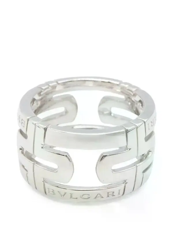 BVLGARI 18k White Gold Parentesi Ring