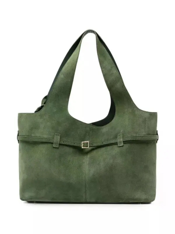 Manu Atelier Cambon Cabas Buckle-detail Tote Bag - Green