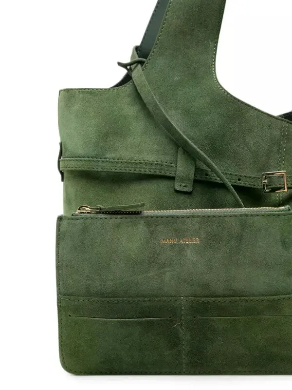 Manu Atelier Cambon Cabas Tote Bag - Green