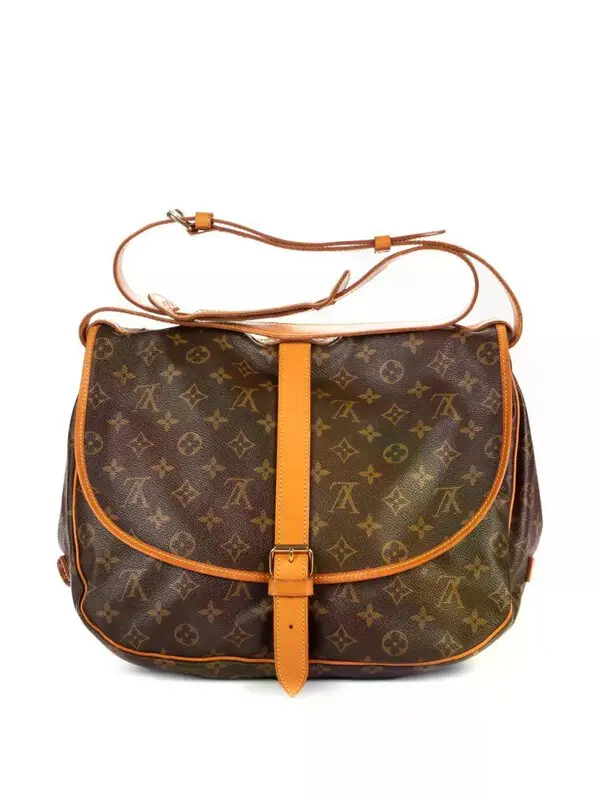 LOUIS VUITTON 1993 Gm Saumur Monogram Canvas Shoulder Bag