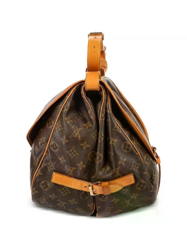 LOUIS VUITTON 1993 Gm Saumur Monogram Canvas Shoulder Bag